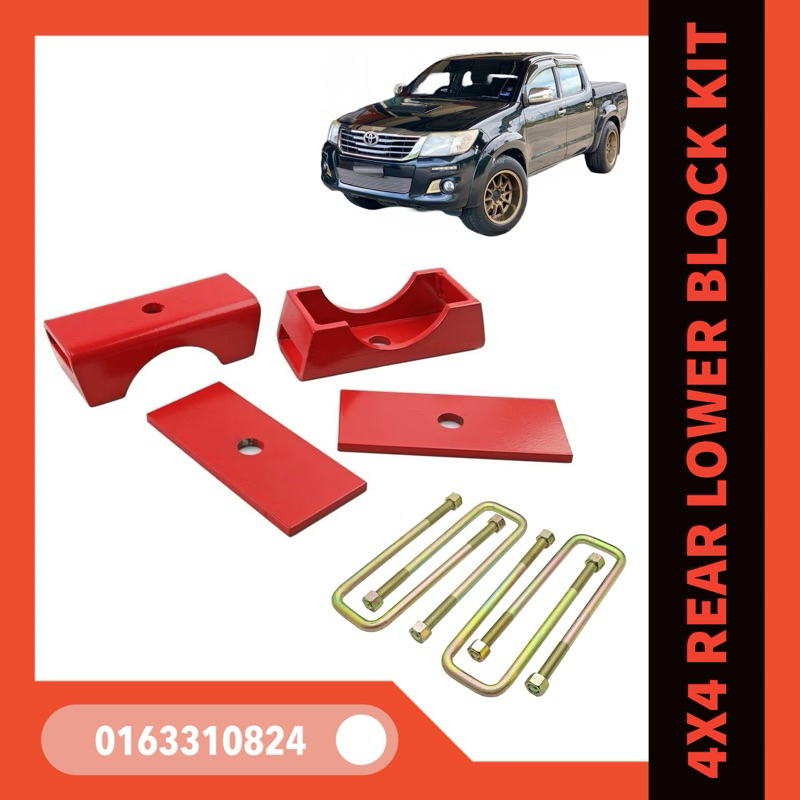 4X4 LOWER BLOCK KIT Lowering Kit Toyota Hilux VIGO REVO Navara Triton D ...