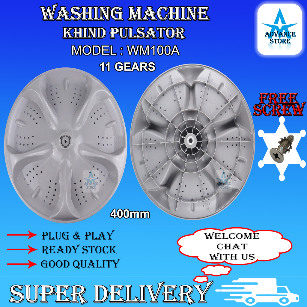Original WM80A WM100A WM120A WM120B KHIND Washing Machine Pulsator ...