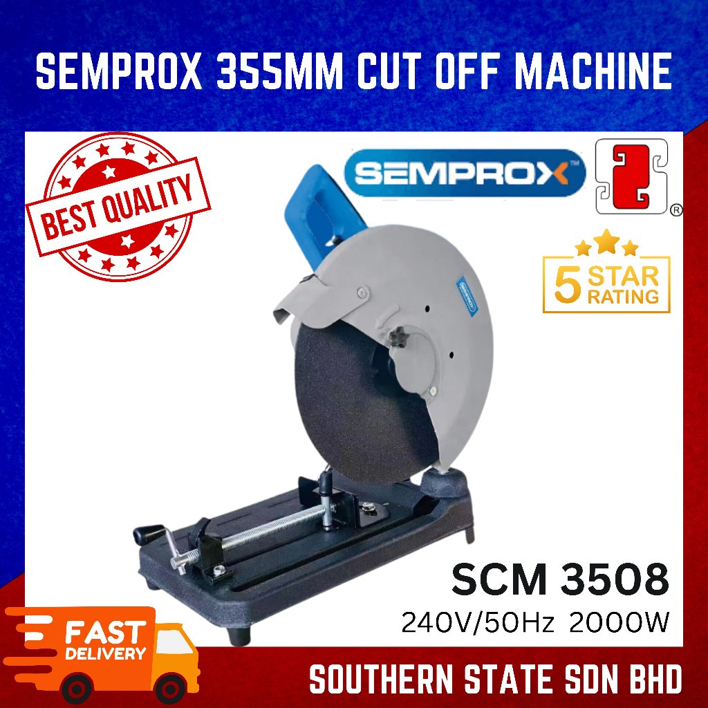 SEMPROX 2000W 14"/355MM Metal Cut-Off Machine SCM3508 | Potong Besi ...