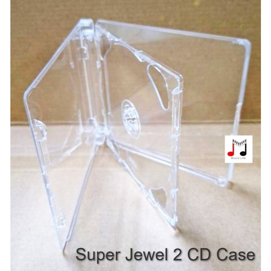 CD/VCD/DVD *** Super Jewel Case 【 Double 2 Disc Audio Jewel Case Casing ...