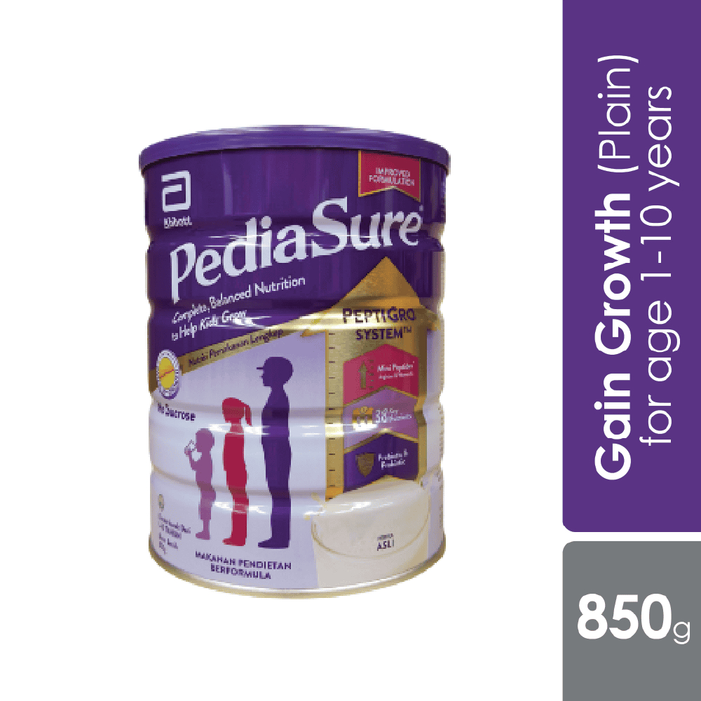 PEDIASURE PEPTIGRO PLAIN ORI 850G | Shopee Malaysia