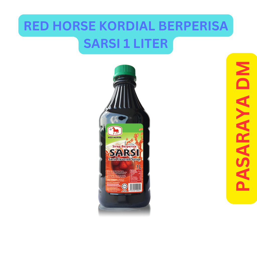 Red Horse Kordial Berperisa Sarsi 1Liter (RED HORSE KORDIAL BERPERISA ...