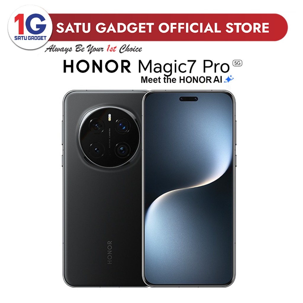 Honor Magic 7 Pro 5G | 12GB + 256GB/16GB + 1TB - Original Malaysia Set | Shopee Malaysia