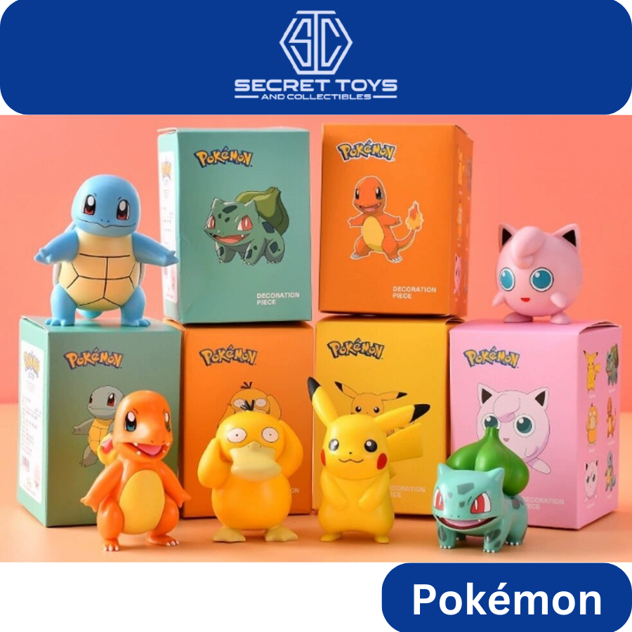 Original Pokémon Figure Model Trendy Collectible Toy Figurine Pikachu ...