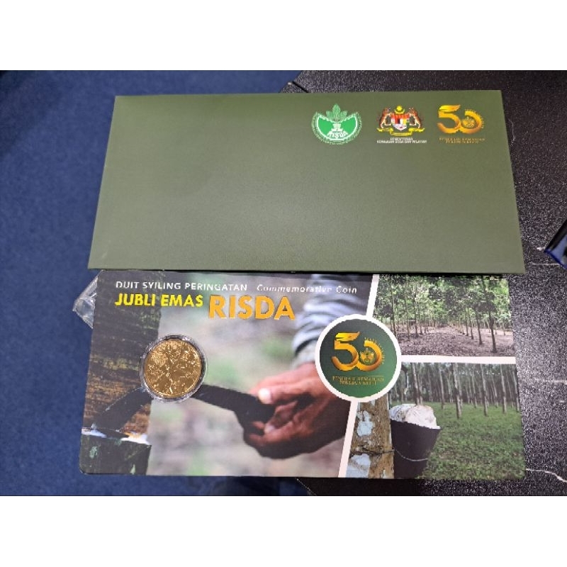 2024 Coin Card Malaysia Commemorative RISDA 50th Anniversary CC Card ...
