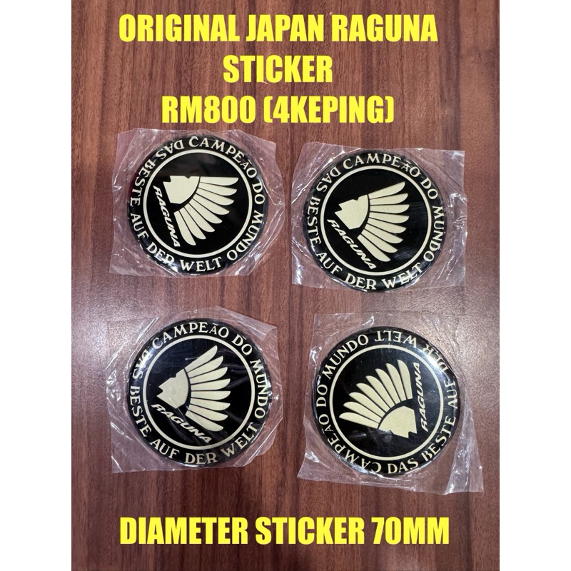 RAGUNA LOGO STICKER 70MM ORIGINAL JAPAN RAGUNA | Shopee Malaysia