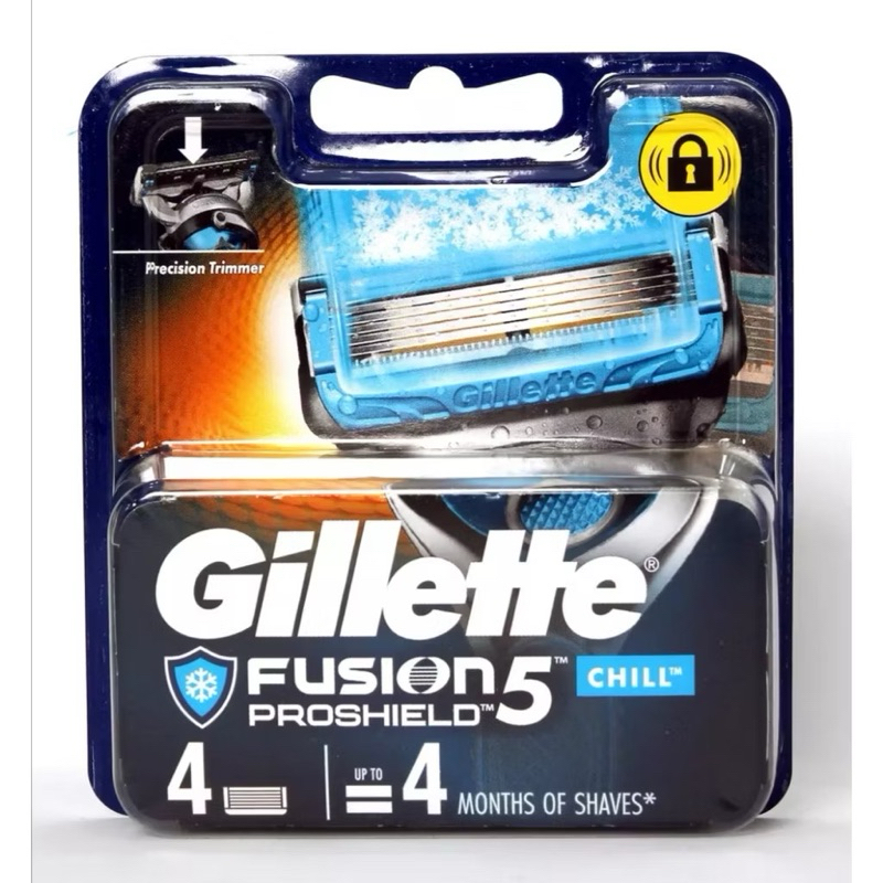 Gillette Fusion Proshield Chill Refill (4pcs) | Shopee Malaysia
