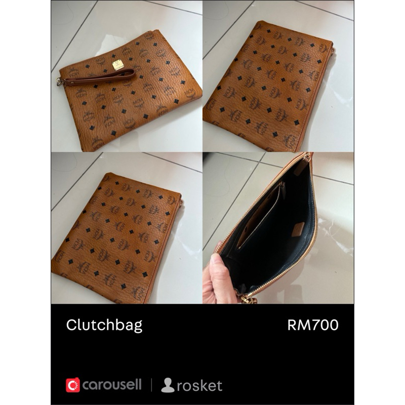 MCM CLUTCH (100% Original) | Shopee Malaysia