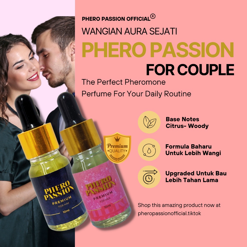 Phero Passion Perfume Couple - Minyak Wangi Phero Passion Perfume Men ...