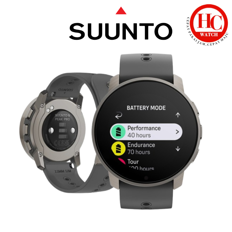 SUUNTO 9 Peak Pro Titanium Slate SS050809000 Thin and Tough GPS Multisport/ Adventure/ Workout ...