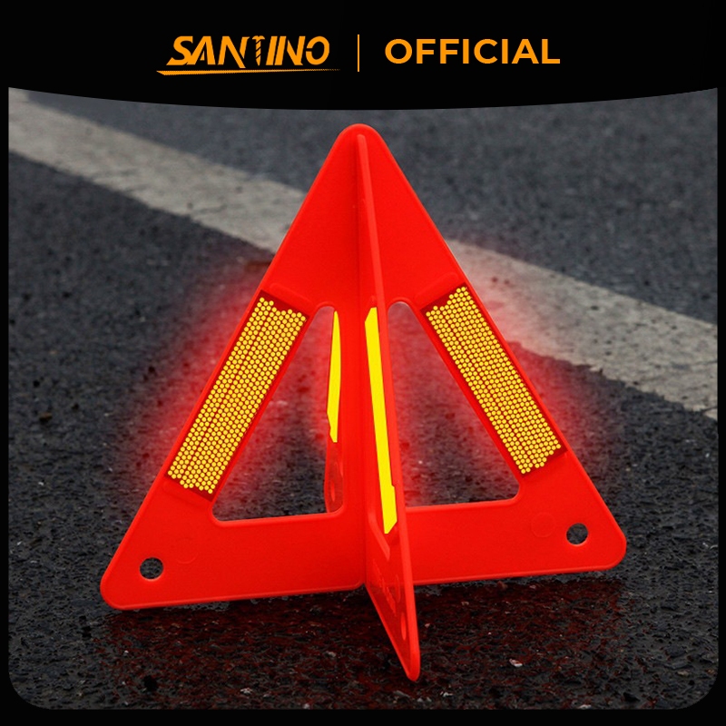 Car Warning Reflective Triangle Kit Safety Road Sign Emergency Stop ...