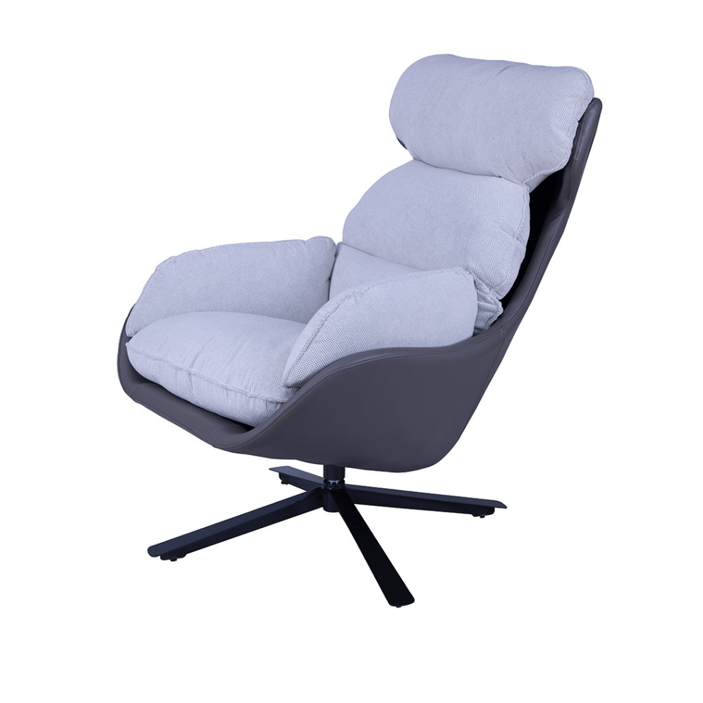 Kerusi Pusing Ruang Tamu EMMA Swivel Armchair Lounger Sofa Kerusi Rehat ...