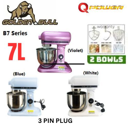 Golden Bull B7 300W / Sonner B8 600W Commercial Food Mixer 7 Liter 1.2kg Dough 10 Speed ...