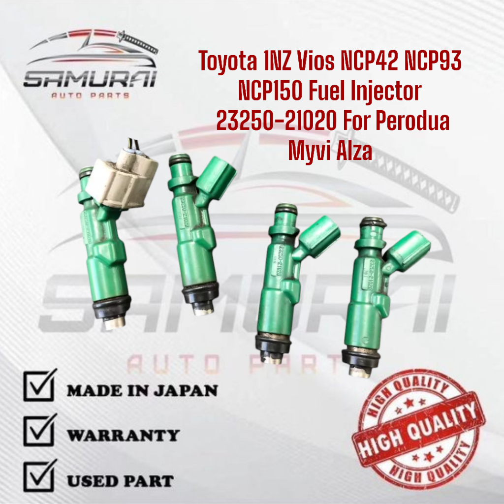 Toyota 1NZ Vios NCP42 NCP93 NCP150 Fuel Injector 23250-21020 For ...