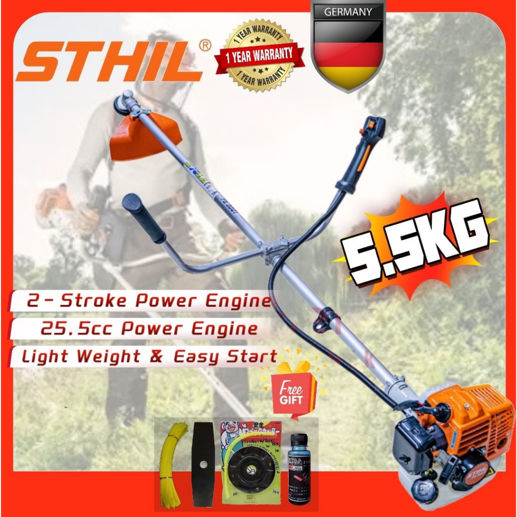 STIHL GERMANY FS3001 25.5cc 2-Stroke Straight Brush Cutter Grass Cutter ...
