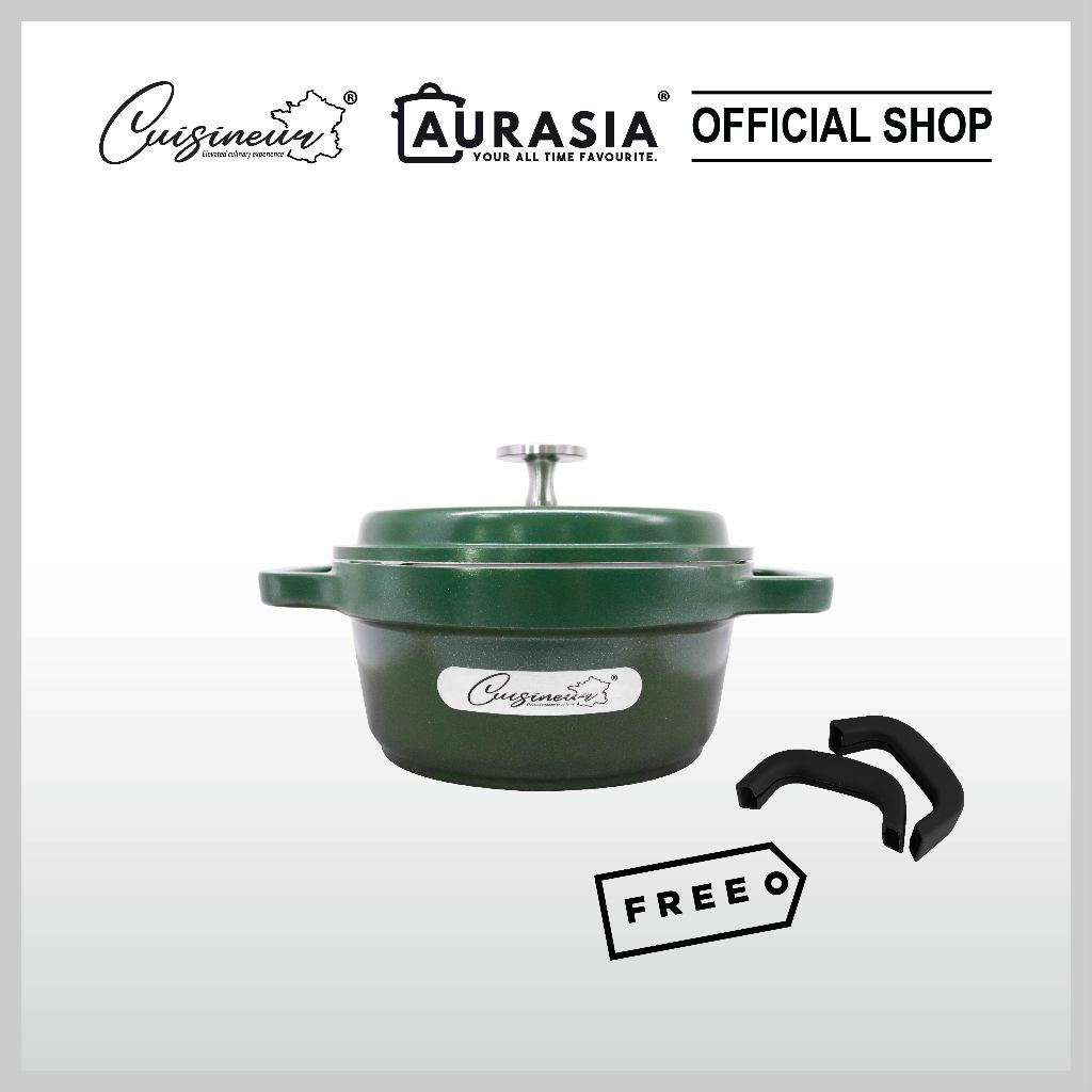 Cuisineur NEW MINI casserole 16cm (Emerald Green) / Periuk masak terus ...