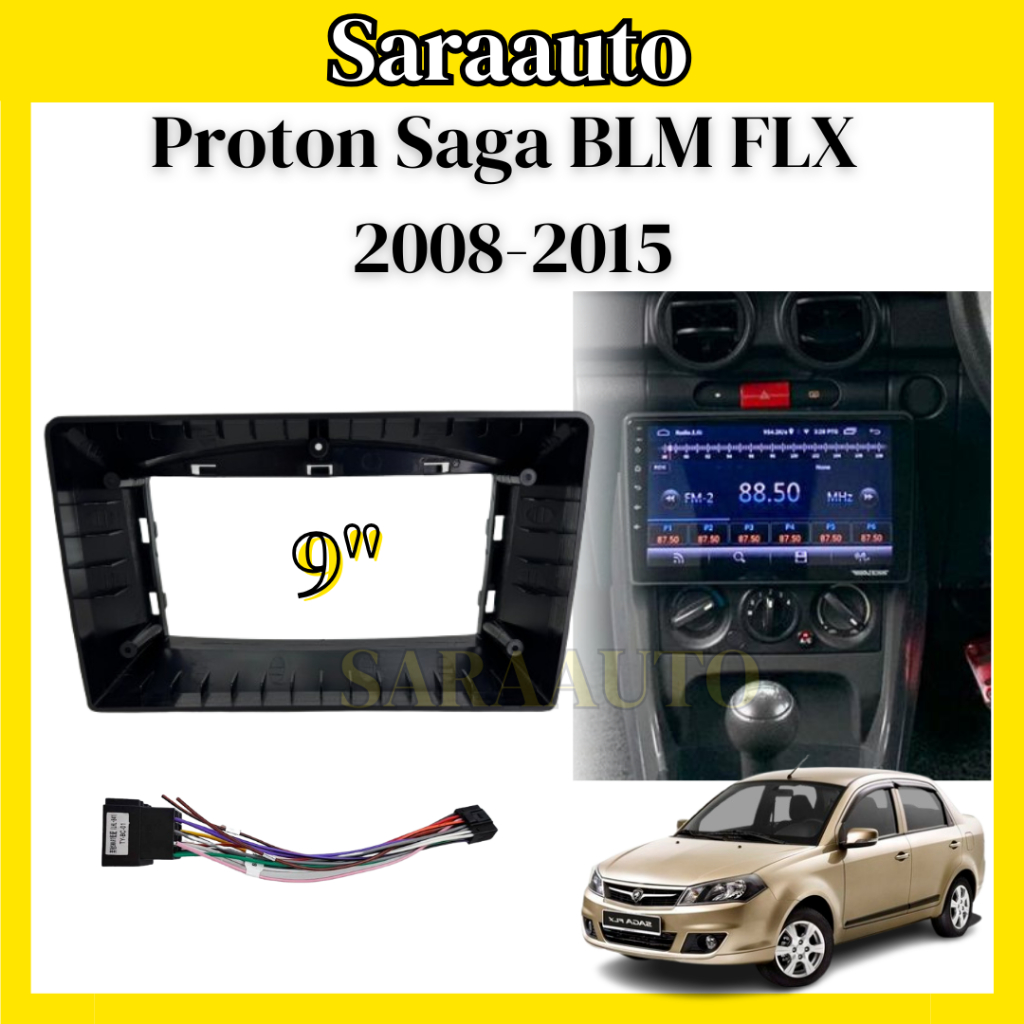 Android Player Casing 9" Inch Proton Saga BLM FLX 2008-2015 (Small ...