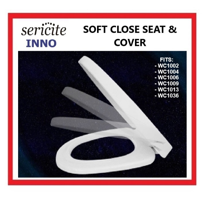 SERICITE INNO Soft Close Toilet Seat and Cover for WC1002/WC1004/WC1006 ...