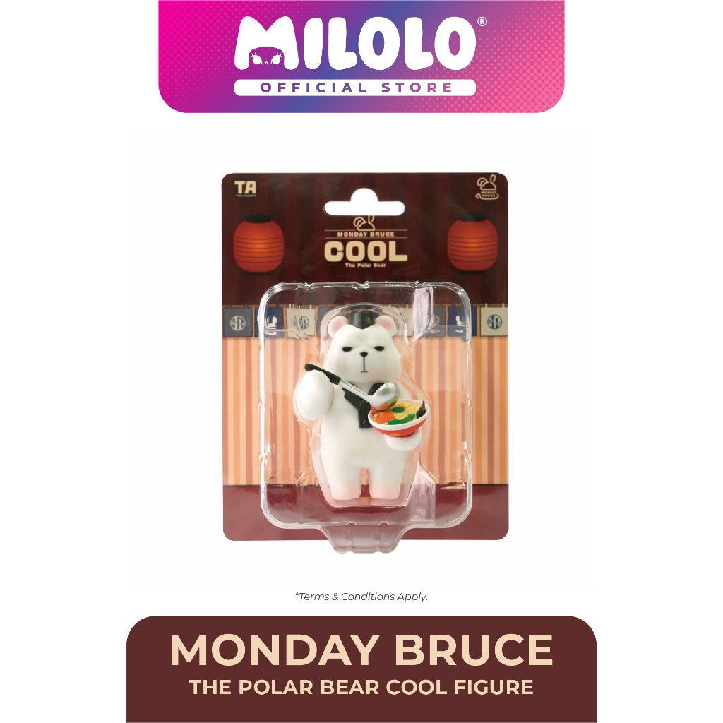 [MILOLO] MONDAY BRUCE The Polar Bear Cool MBR-D01 Figure - Original ...
