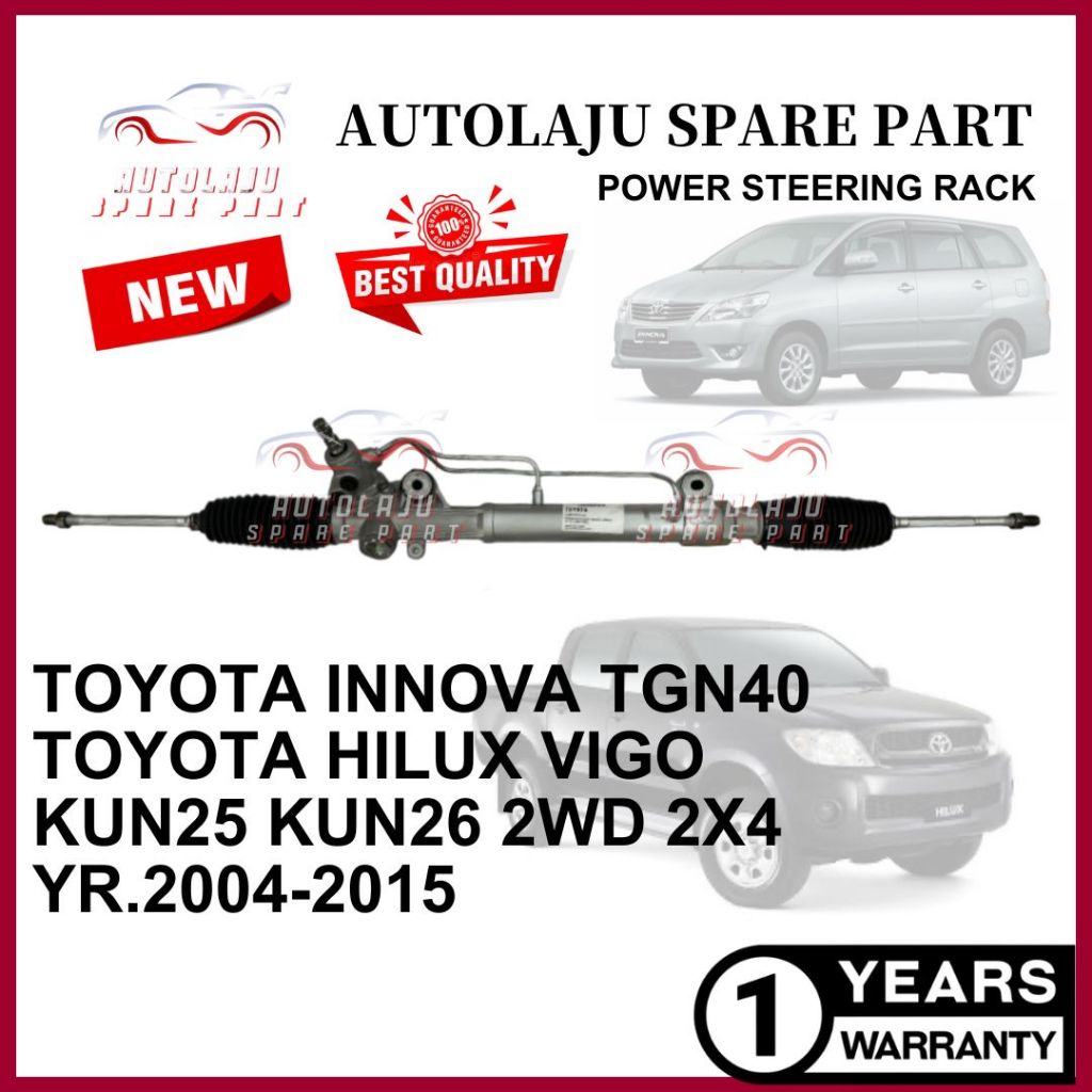 TOYOTA INNOVA TGN40 / HILUX VIGO KUN25 KUN26 2WD 2X4 POWER STEERING ...