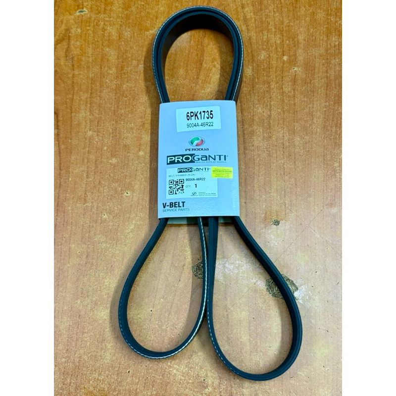 PERODUA ALZA 1.5 2007-2020 FAN BELT 6PK1736/ 9004A-46R22 100% ORIGINAL ...