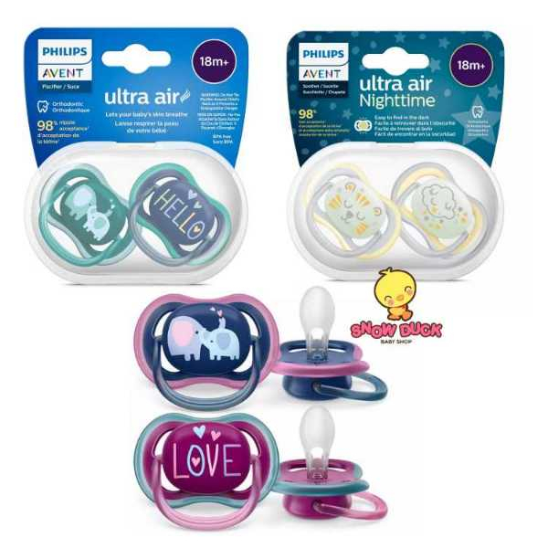 Philips Avent Ultra Air Soother & Night 18M+ | Shopee Malaysia