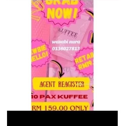 KUFFEE WHITECOFFEE Pakej 10 pack | Shopee Malaysia