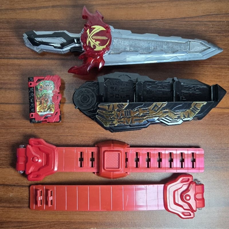 USED DX Kaenken Rekka Seiken Swordriver Sword Driver Belt Kamen Rider ...
