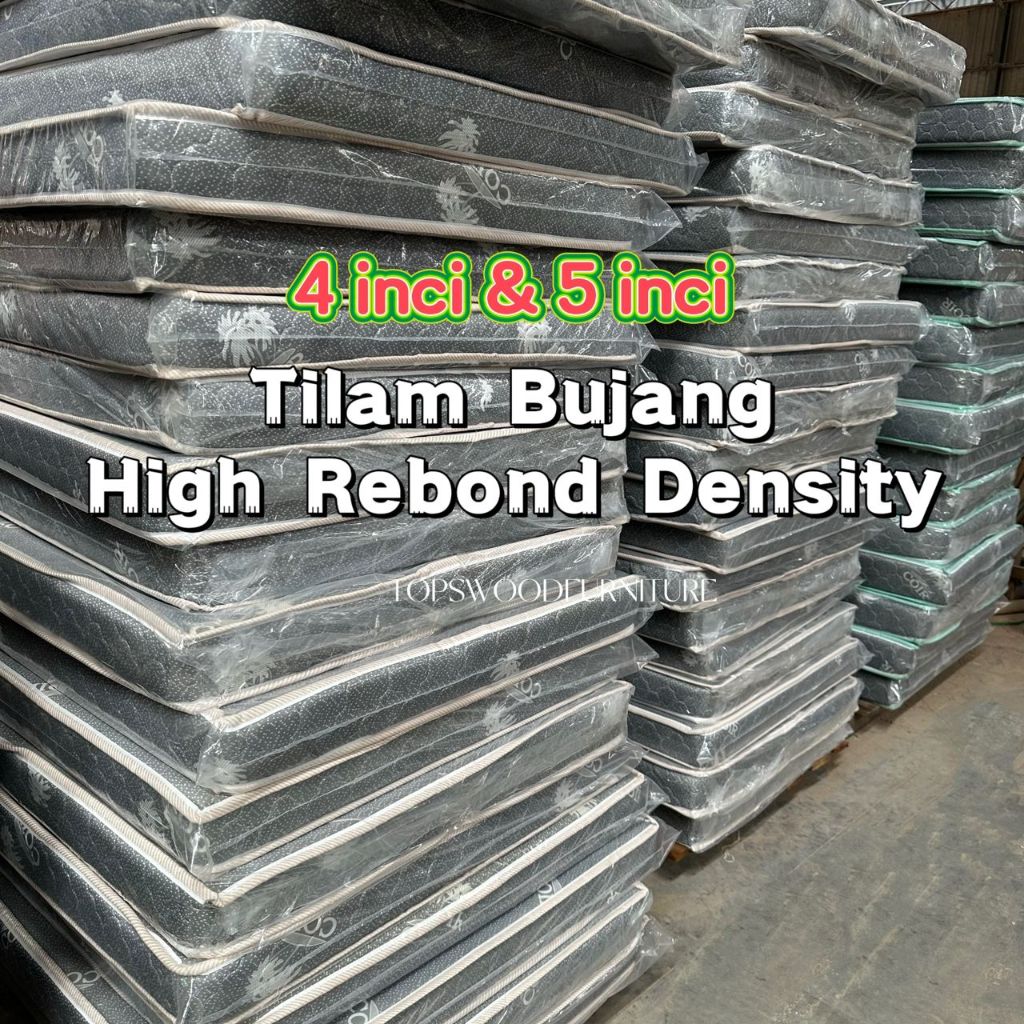 Tilam Bujang 4 & 5 inci High Rebond Foam | 4 inci tilam bujang | Kilang ...