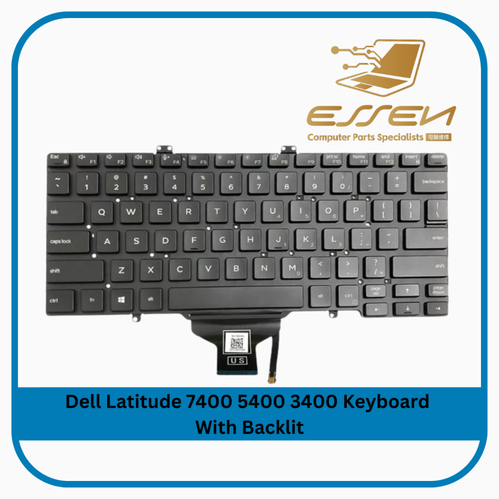 Replacement Keyboard For Dell Latitude 7400 5400 3400 Keyboard With ...