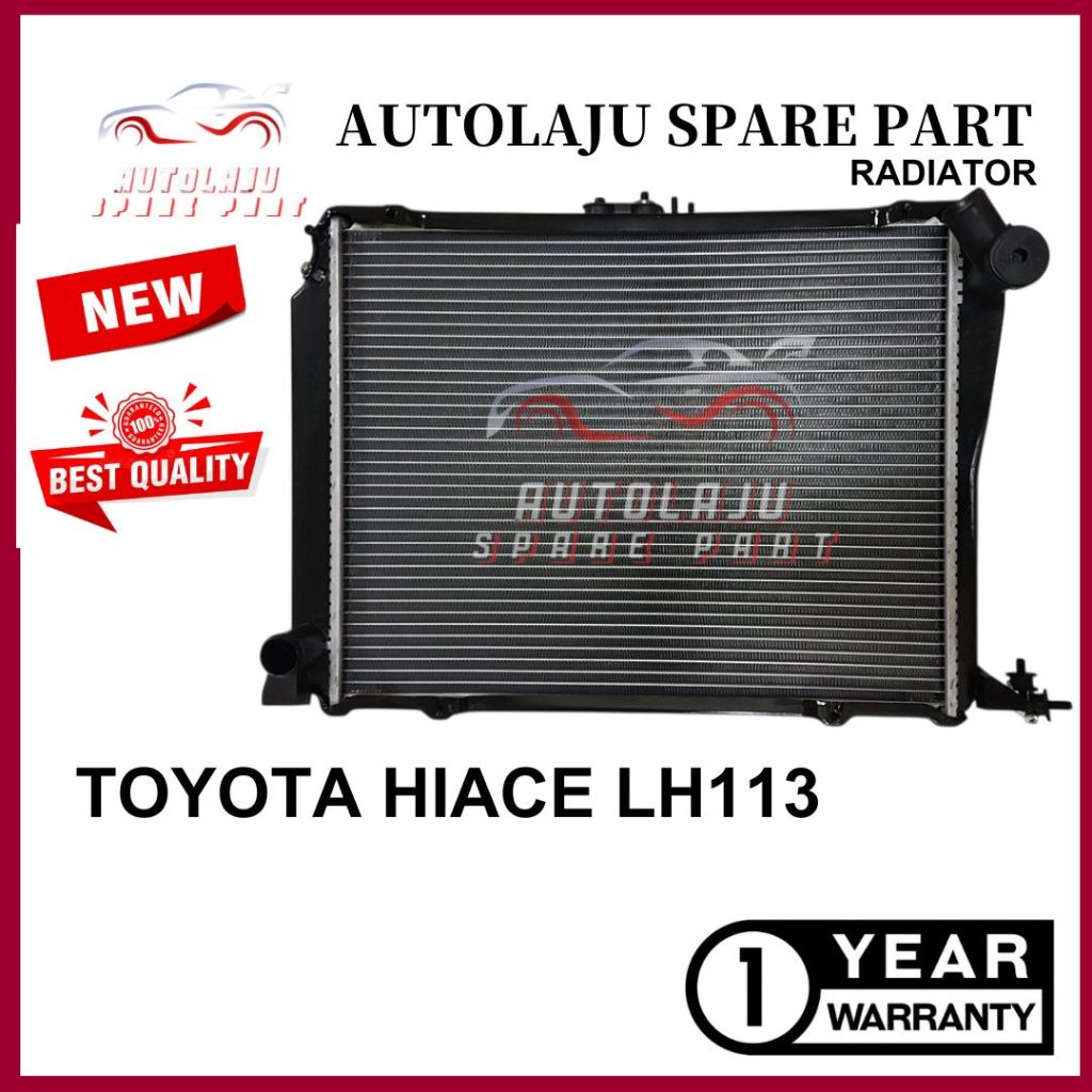 TOYOTA HIACE LH113 MANUAL RADIATOR PA36 36MM 3LAYER ADIATOR TEBAL HIGH ...