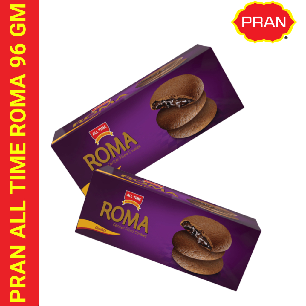 PRAN All Time Roma Chocolate Cream Biscuit (96g) | Shopee Malaysia