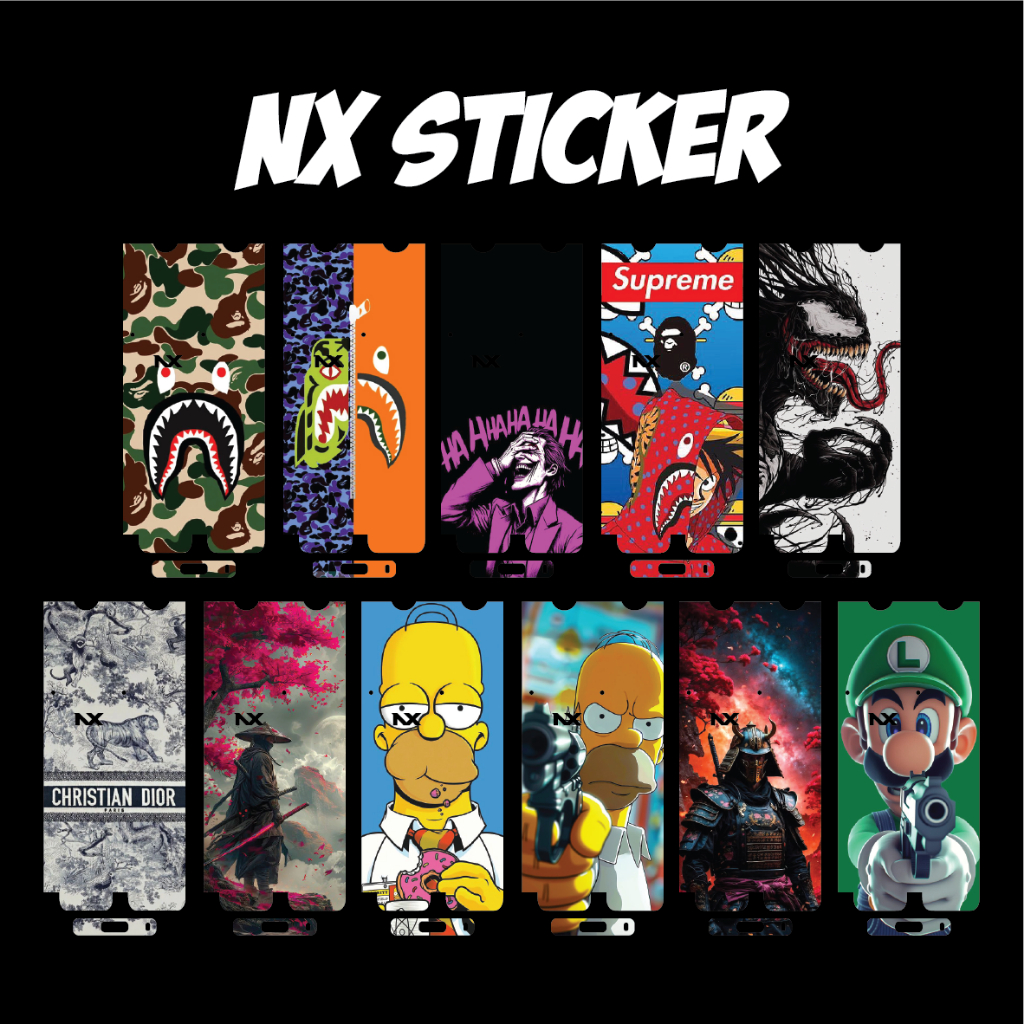 VERSION 3 NANO Sticker Pelekat (STICKER NANO SKIN WRAP) ⚠️waterproof ...