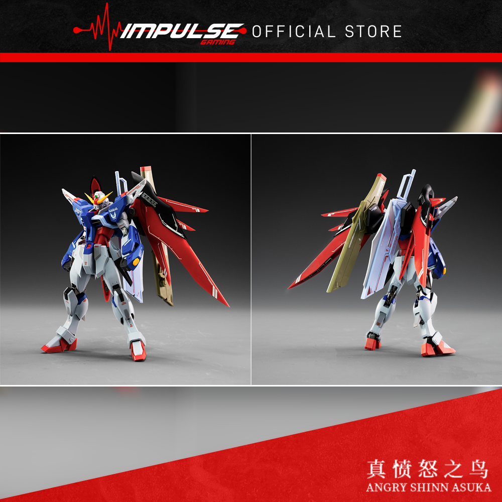 Angry Shinn Asuka 1/144 ZAFT Destiny Model Kit / 真愤怒之鸟 合金拼装模型 / 命运高达 ...