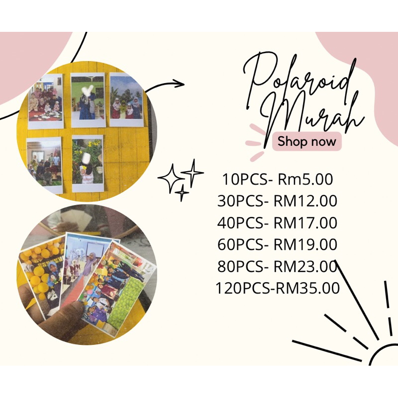 Cuci Gambar Polaroid Rahmah | Shopee Malaysia