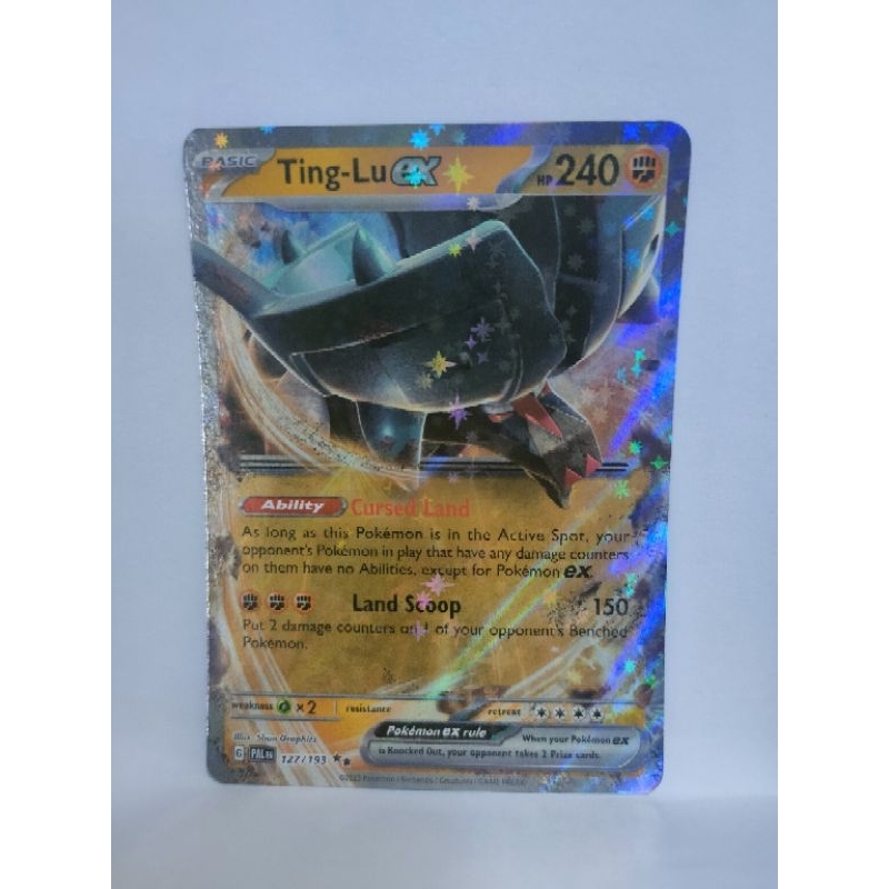 🇲🇾 Ready Stock 🆕 Pokemon TCG 🔥 Ting-Lu ex 🔥 127/193 | Shopee Malaysia
