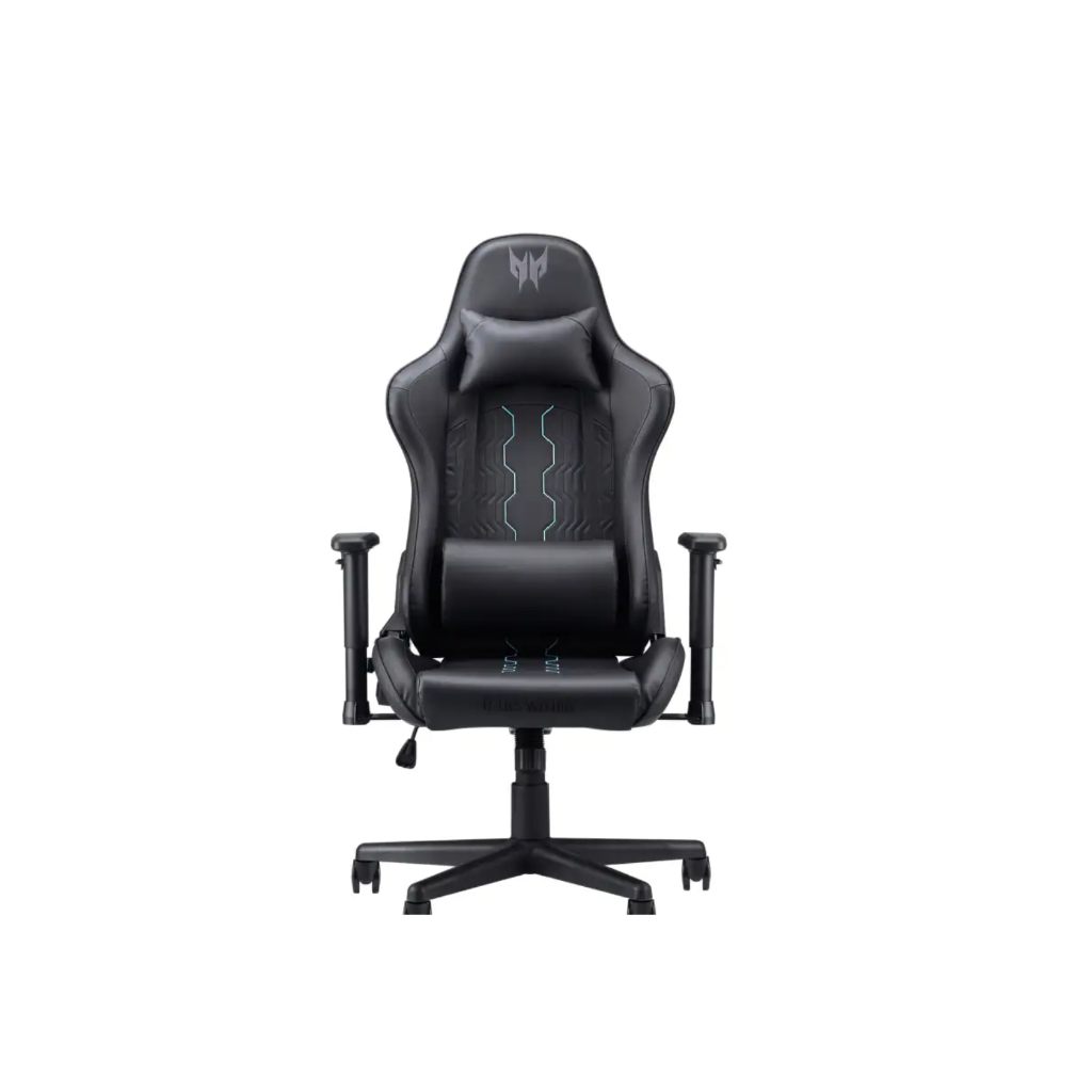 Predator Gaming Chair Black with blue jagged icon 2D armrest Medium ...