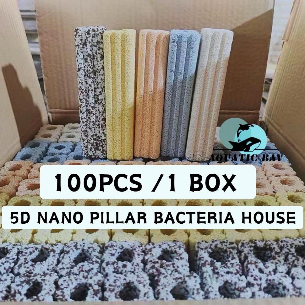 【100Pcs/1 Box】5D Nano Pillar Bacteria House Improve Water Quality ...