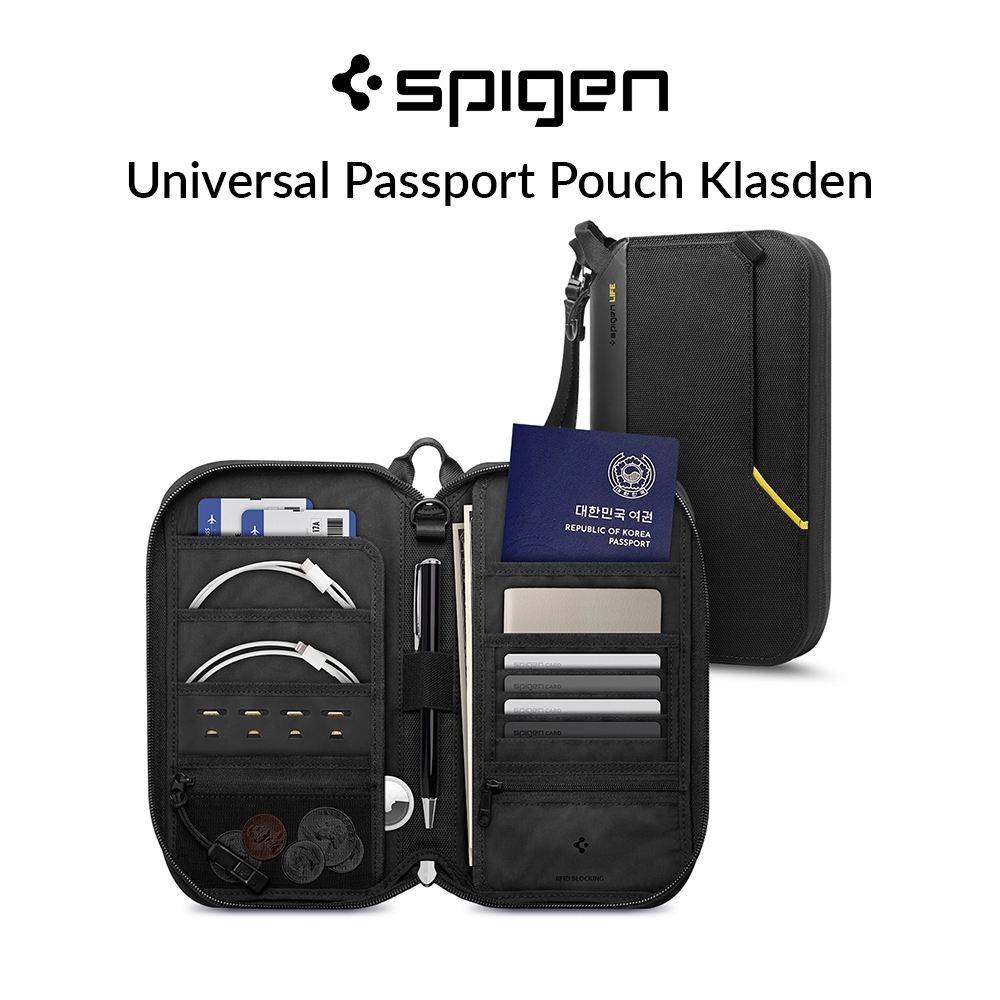 Spigen Universal Passport Pouch Klasden KD500 Card Holder RFID Blocking ...