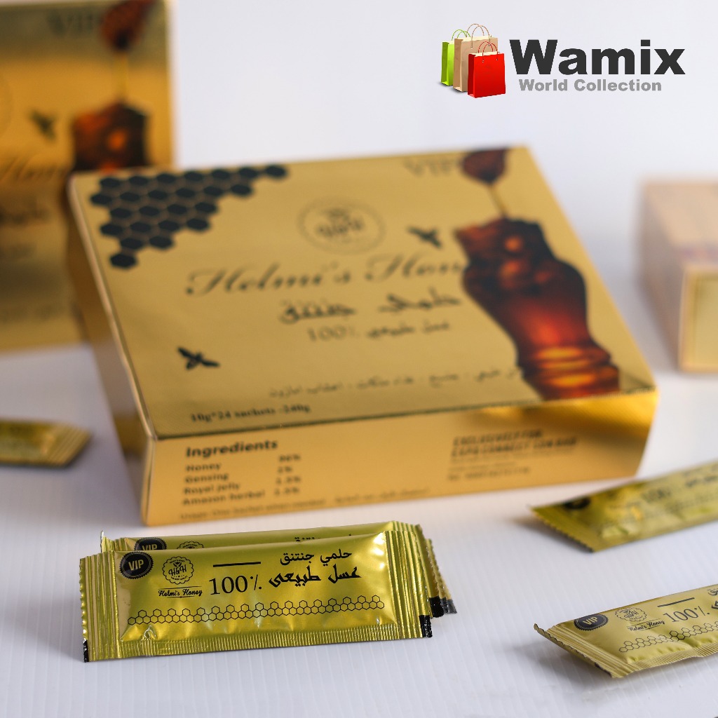 Helmi Honey Original 100% Vital Honey 24 Sachets 💯🐝🐎 | Shopee Malaysia