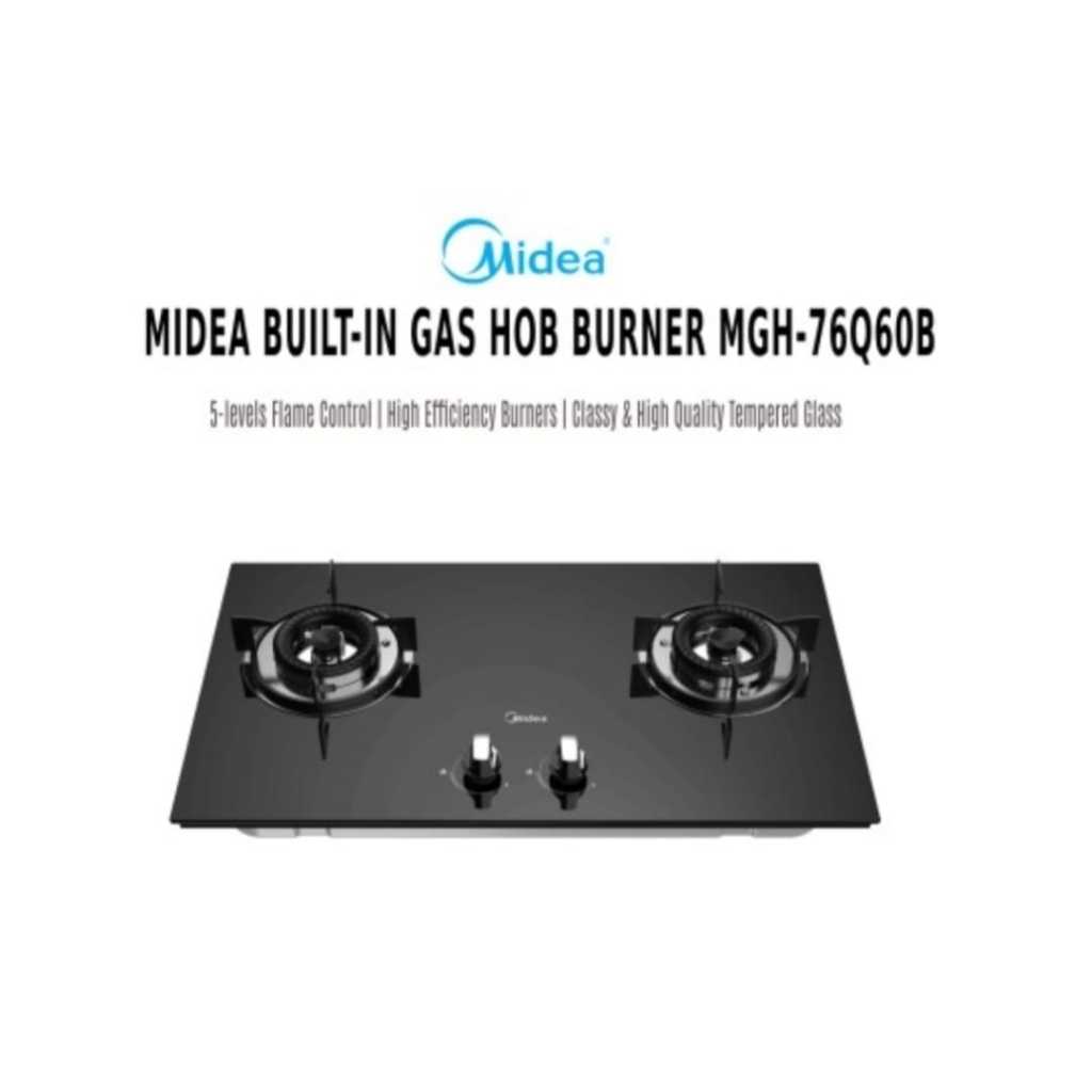 MIDEA BUILT IN HOB GAS STOVE 10.0KW MGH-76Q60B | Shopee Malaysia