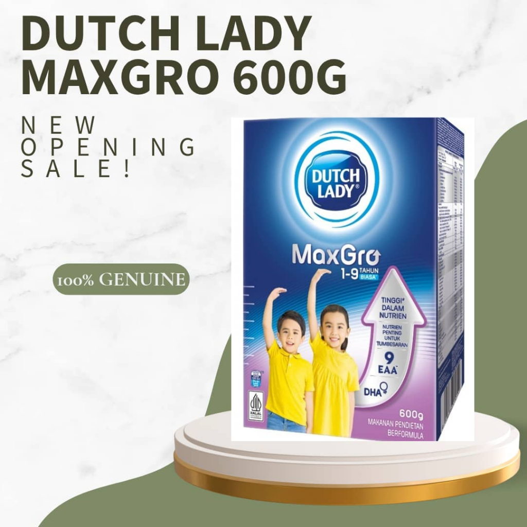 EXP 2026 DUTCH LADY MAXGRO 600g ( 3 box FREE TUMBLER) | Shopee Malaysia