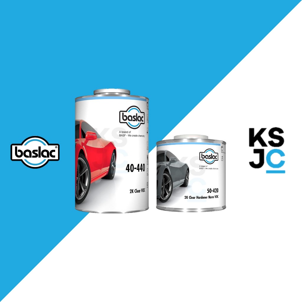 BASLAC (BASF) High Solid HS 2K VOC Clear for Basecoat 40-440 (1L) with ...