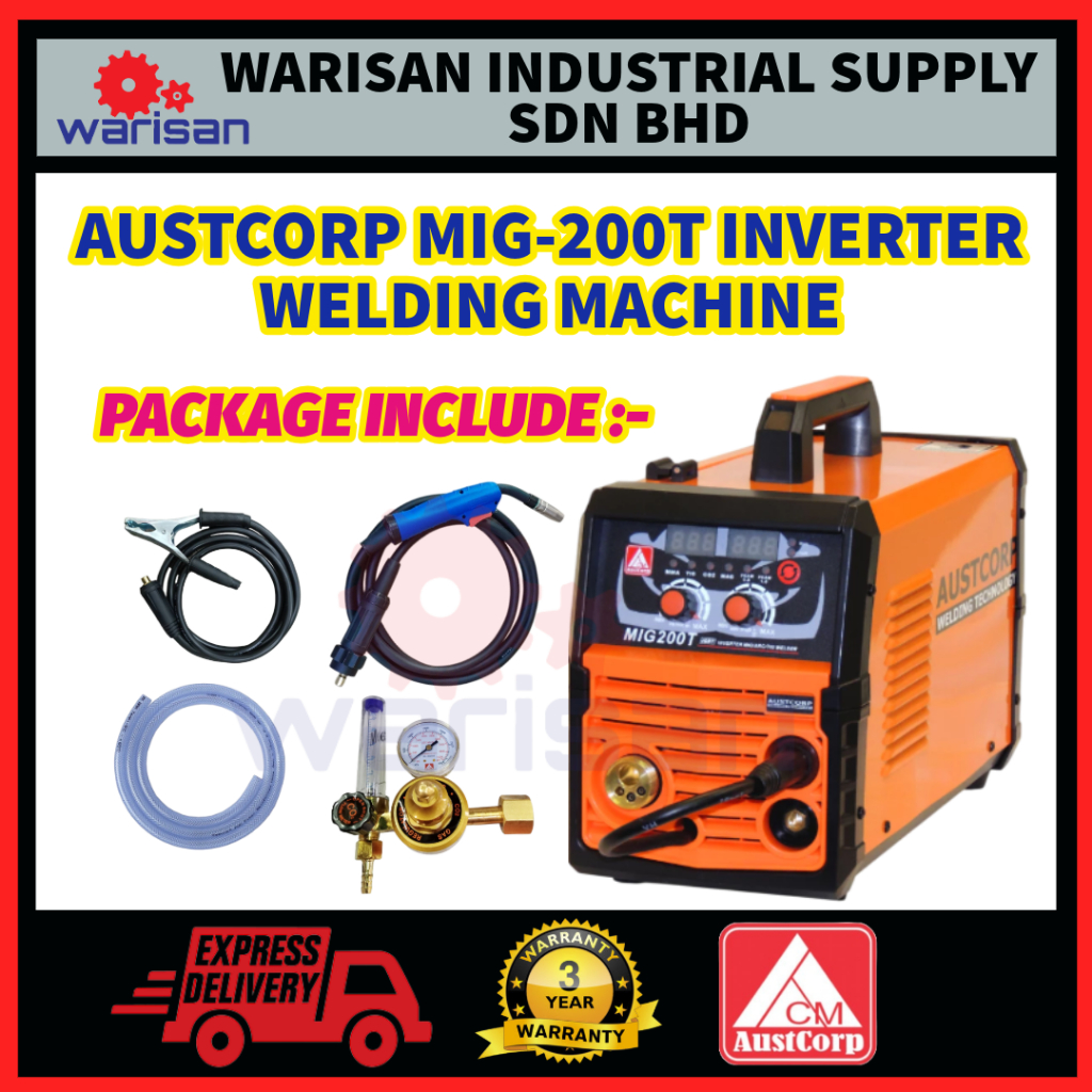 AUSTCORP MIG-200T MIG 3IN1 Welding Machine - High-Performance MIG ...