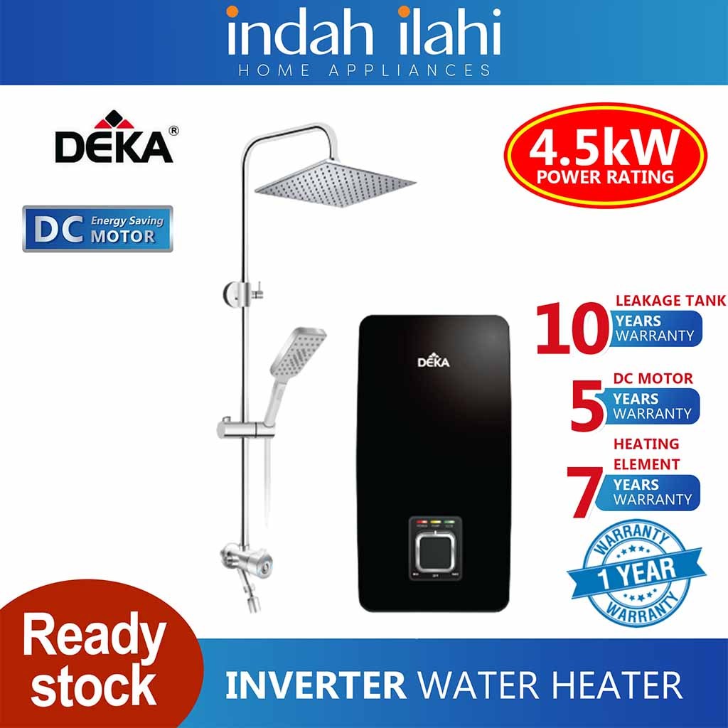 Deka Pemanas Air AQUAS 66RS DC Inverter Rain Shower Water Heater AQUAS ...