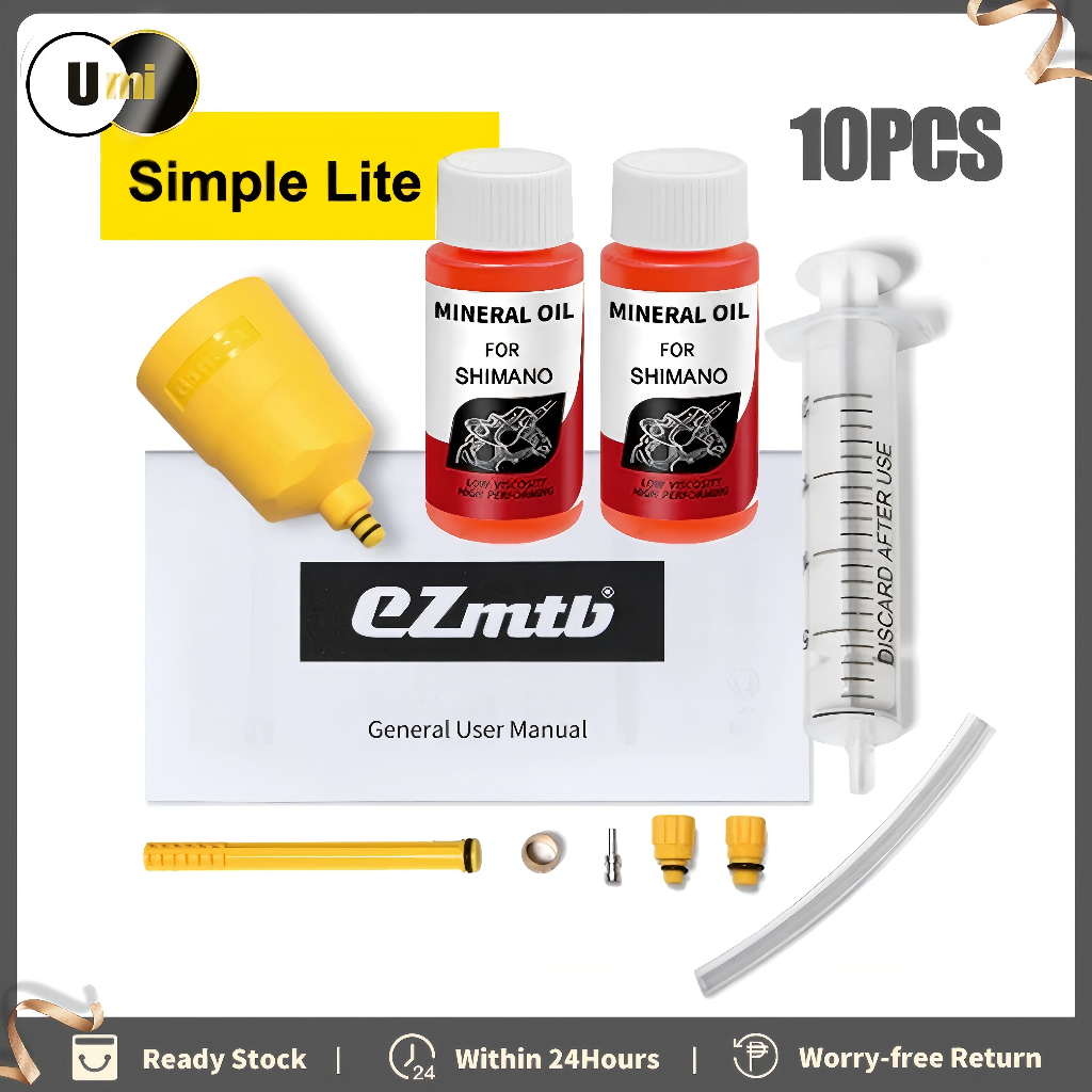 10Pcs/Set Mountain Bike Oil Bleed Kit Funnel Oil Stopper Tool With 60ml ...