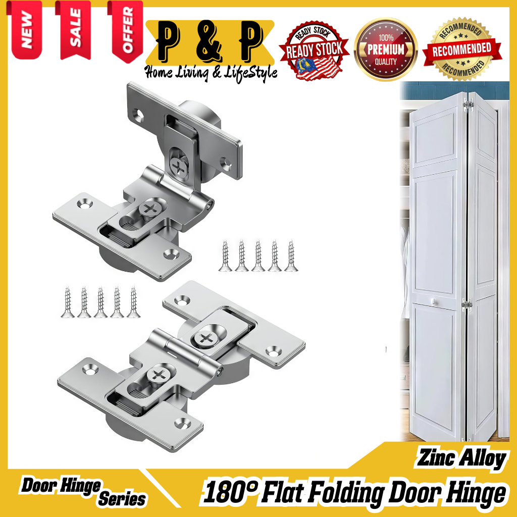 Zinc Alloy Folding Door Hinge Bi-fold Door Concealed Hinge 180 Degree ...