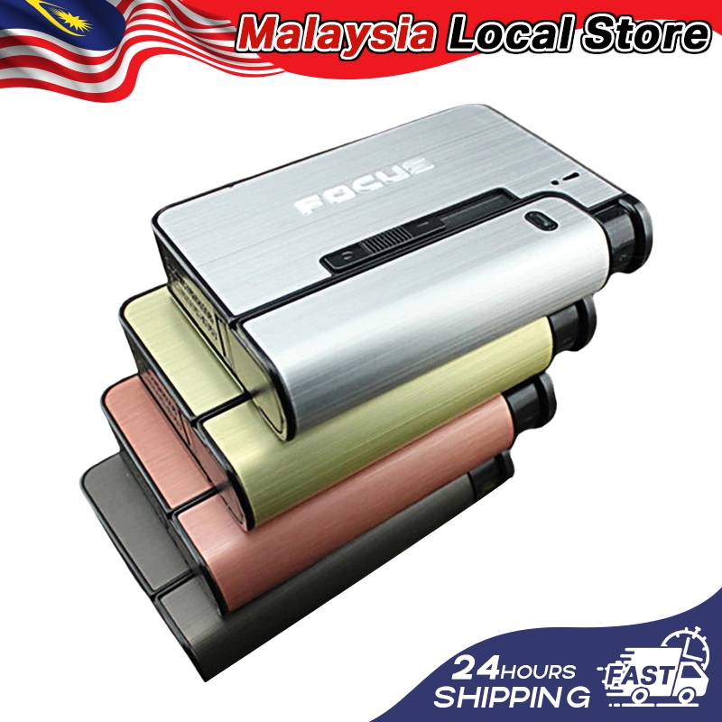 FOCUS Portable Metal Case Creative Automatic Holder Box Gadget For Men ...