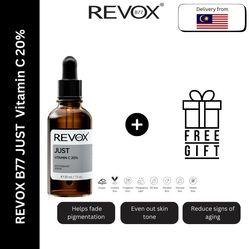 【Ready Stock】REVOX B77 JUST Vitamin C 20% Antioxidant Serum 30ml ...