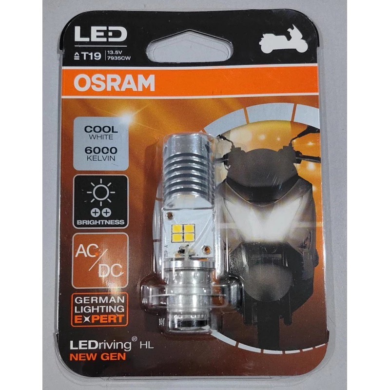 OSRAM T19 LED BULB 0 HEAD LAMP LED BULB EX5 Y100 Y110 LC135 V1- PNP AC /DC USE | Shopee Malaysia
